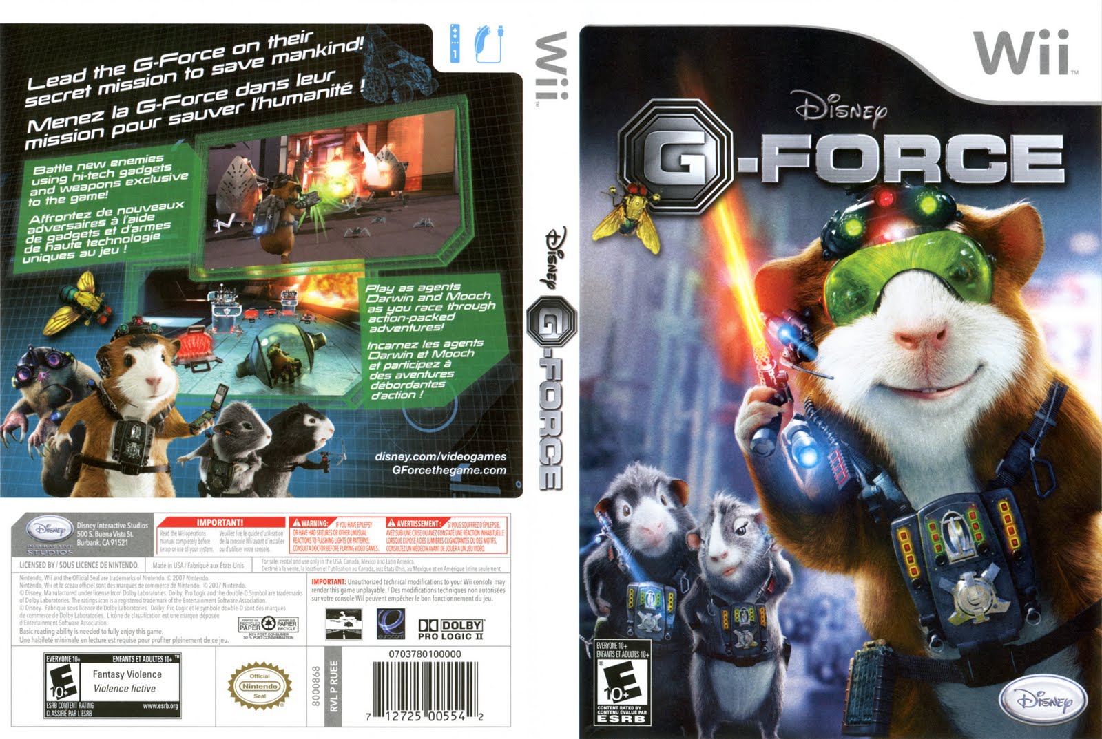 Wii Labels: G-force